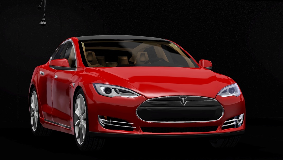 Tesla Model S by Craftsle - Liquid Sims