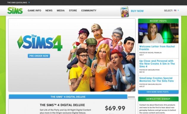 Redesigned TheSims.com website reveals The Sims 4 Box Art - Liquid Sims