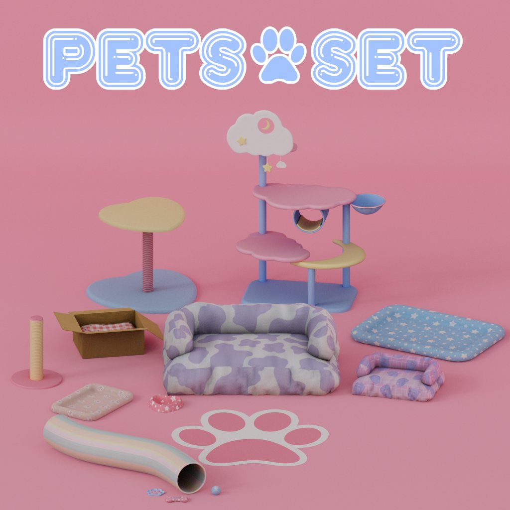 Pets Set By Mechtasims Liquid Sims