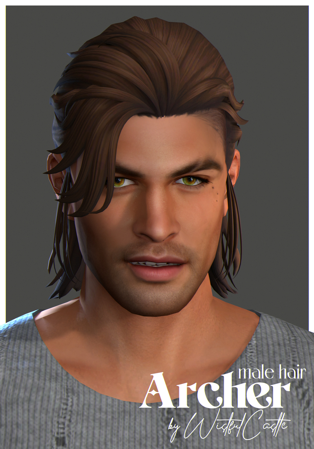 Archer Male Hair by Wistful Castle - Liquid Sims