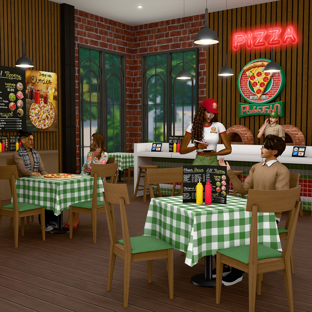 The Pizza Place by SIMcredible! - Liquid Sims